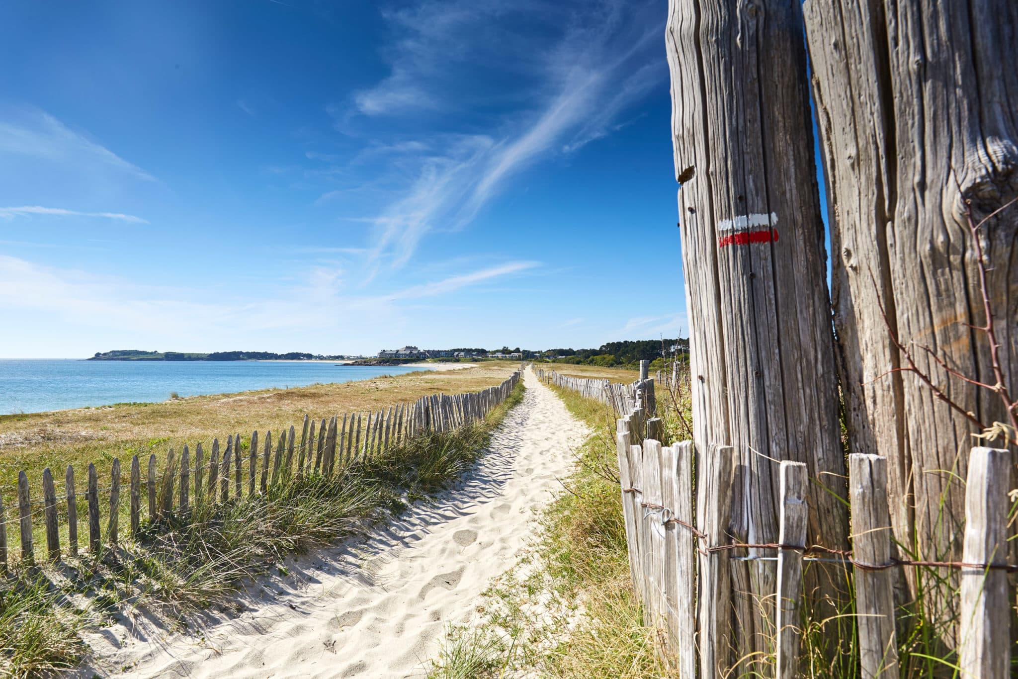 Les plages autour de Vannes dans le Golfe du Morbihan